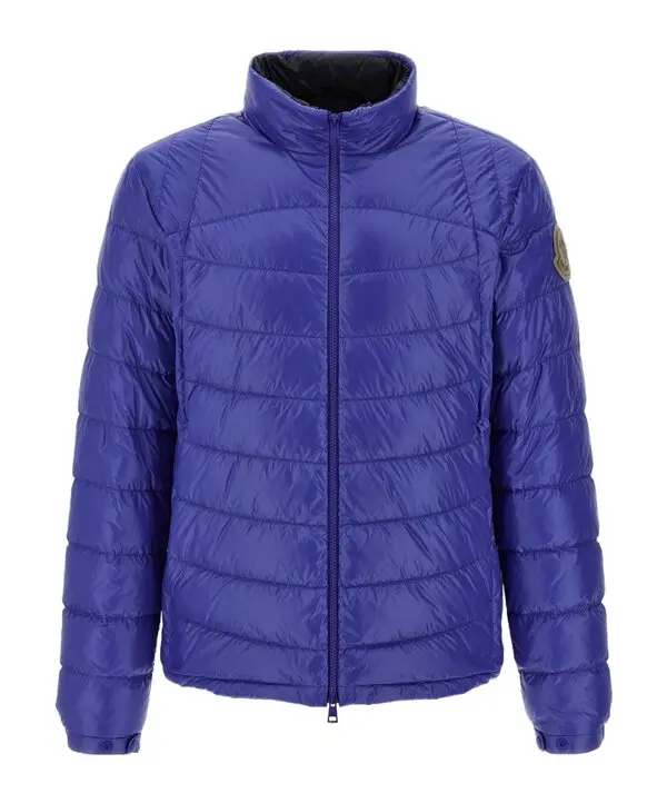 Moncler Galeso Logo Patch Zip-up Jacket