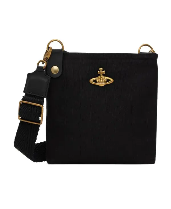 VIVIENNE WESTWOOD Jones Zippered Crossbody Bag - Black