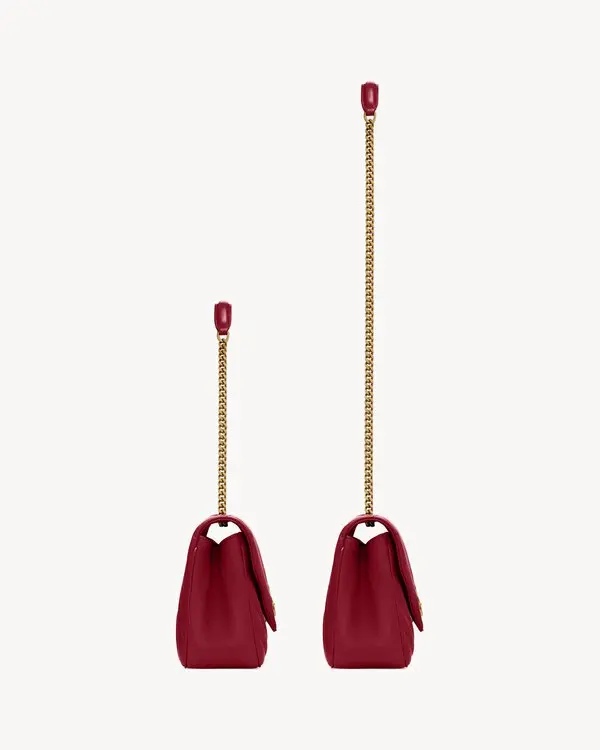 Saint Laurent Loulou Medium Shoulder Bag - Deep Red
