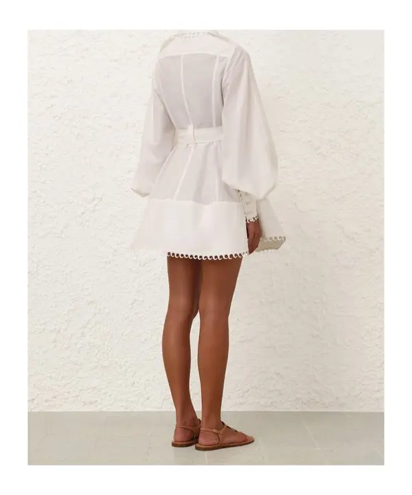 Zimmermann Illuminate Utility Mini Dress