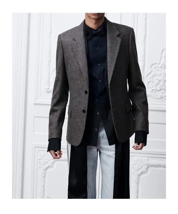 Dior Two-button Tailored Blazer - Grey