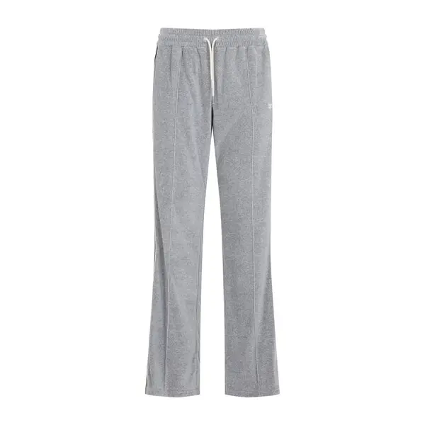 Celine Tracksuit Pants In Velvet Cotton - Grey