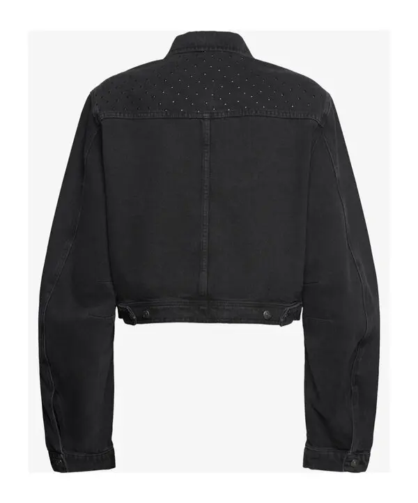 ROTATE BY BIRGER CHRISTENSEN Denim Embellished Jacket