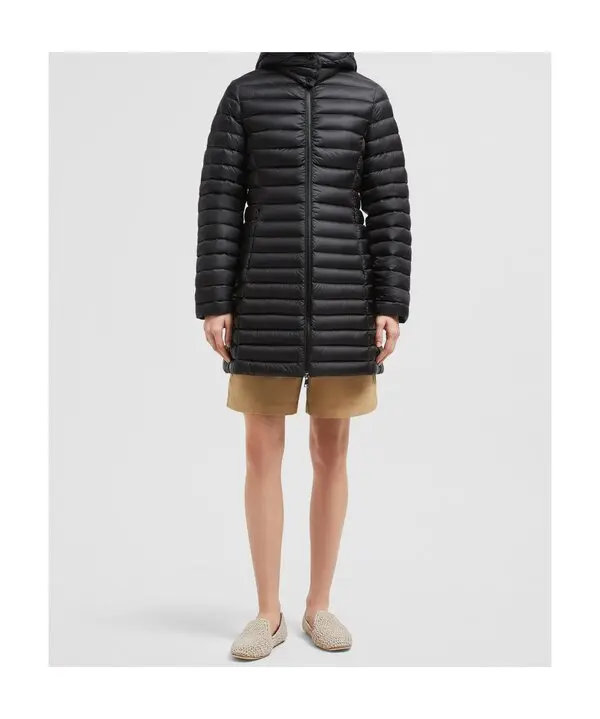 Moncler Igelong Hooded Long Down Jacket