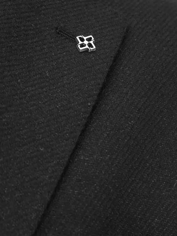 Tagliatore Straight-hem Single-breasted Blazer - Black
