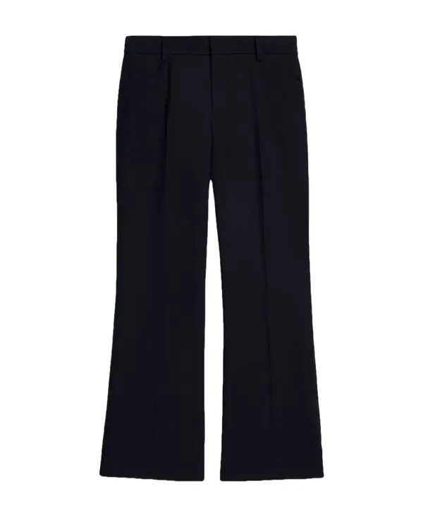 AMI Paris Mid-rise Flared Trousers With Horn Button Detail