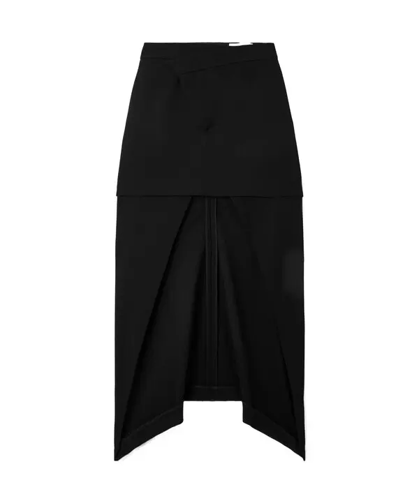 Alexander McQueen Asymmetrical Midi Skirt