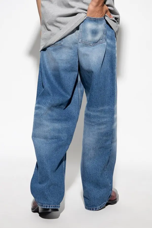 Y/project Logo Denim Trousers