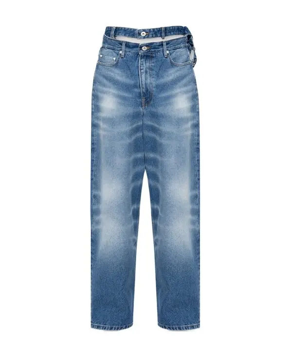 Y/project Logo Denim Trousers