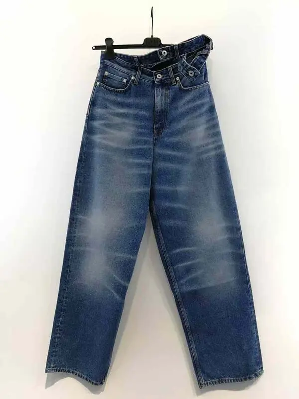 Y/project Logo Denim Trousers