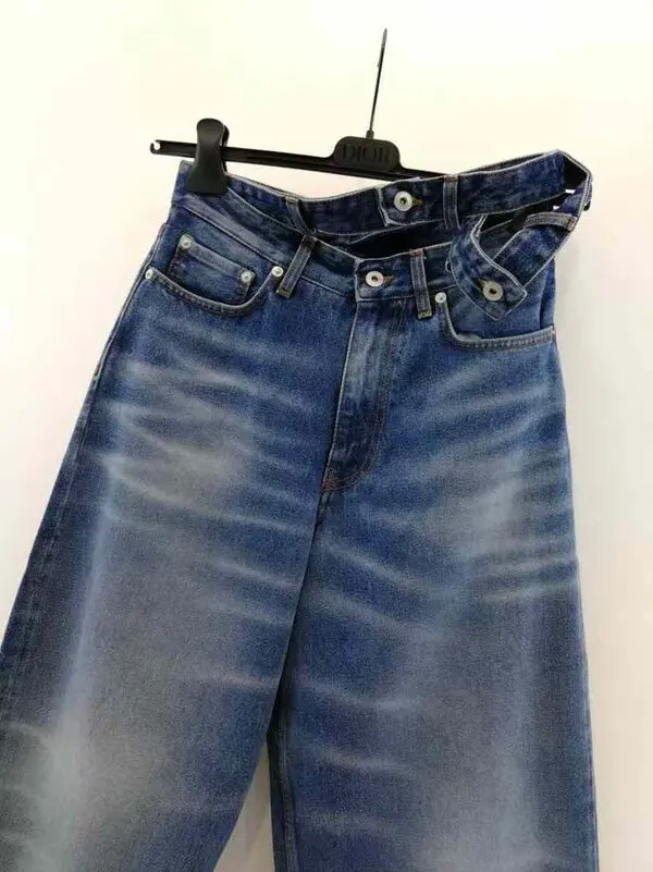 Y/project Logo Denim Trousers