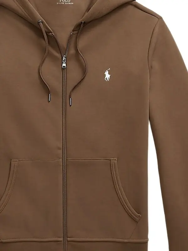 Polo Ralph Lauren Zip-up Hoodie With Embroidered Pony - Green