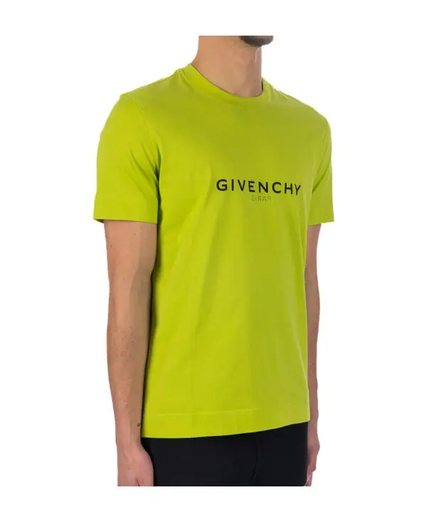 Givenchy Logo Printed Crewneck T-shirt - Green
