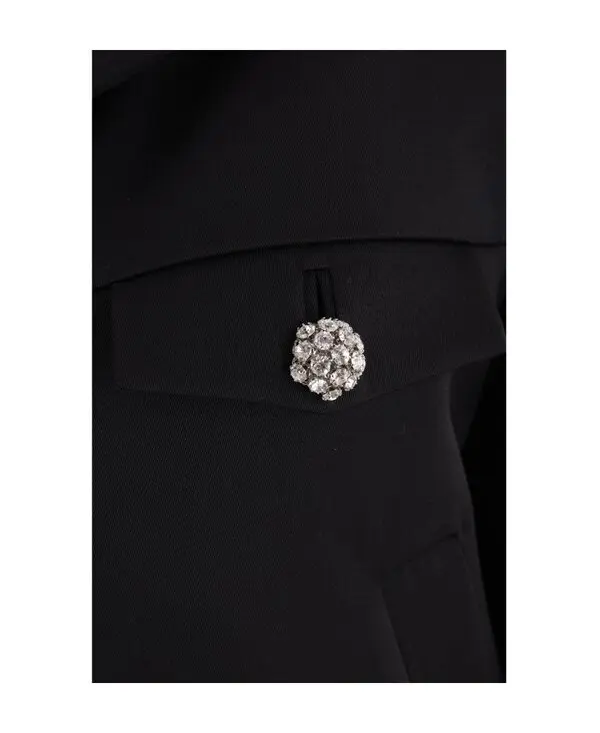 Prada Embellished Button-up Bomber Jacket