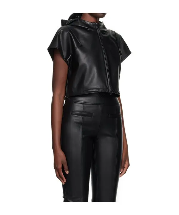 Issey Miyake Cropped Hooded Jacket - No