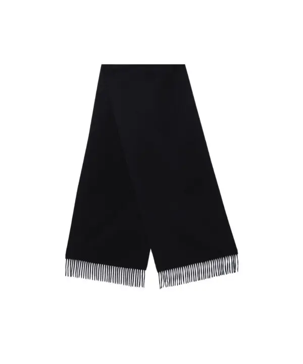 Destin Fringed Scarf - Black