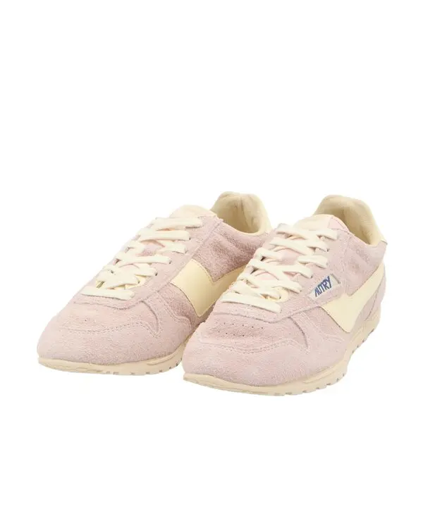 AUTRY Windspin Lace-up Sneakers - Nude