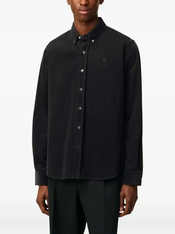 AMI Paris De Coeur Button Down Shirt