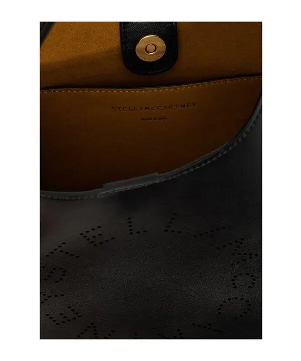 Stella McCartney Logo Perforated Hobo Bag