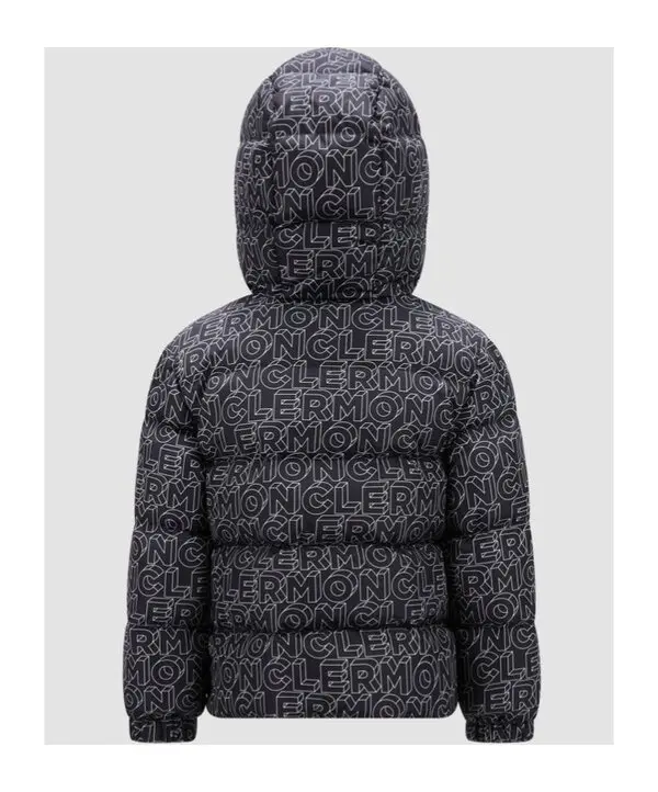 Moncler Fergus Down Jacket With Logo Print