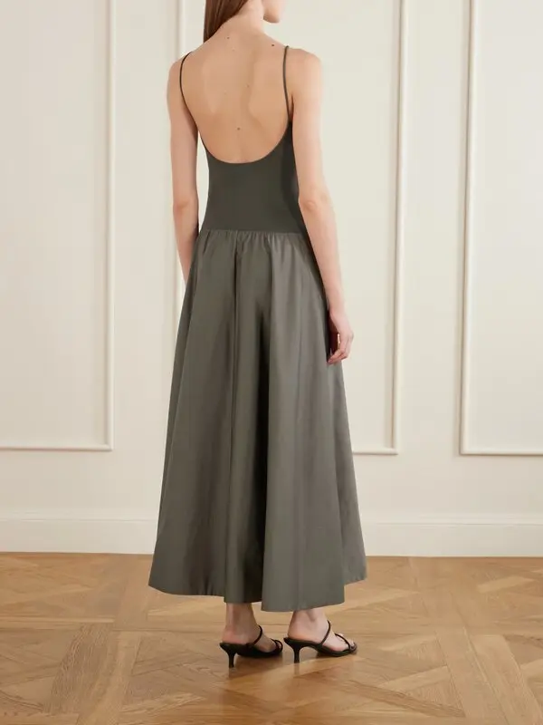 ST. AGNI Backless Circle-hem Dress