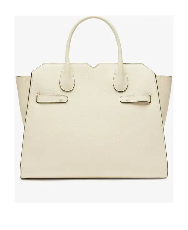 VALEXTRA Medium Milano Leather Tote Bag