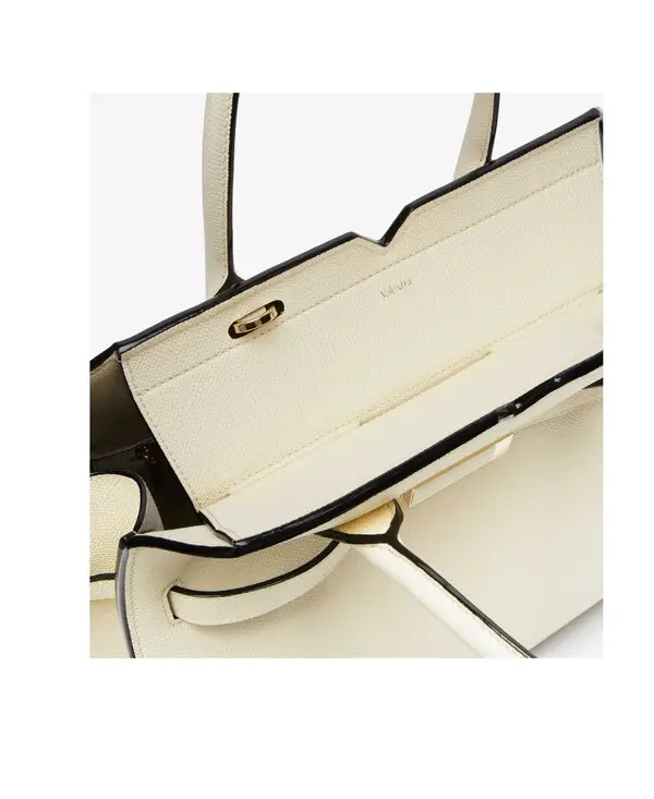 VALEXTRA Medium Milano Leather Tote Bag