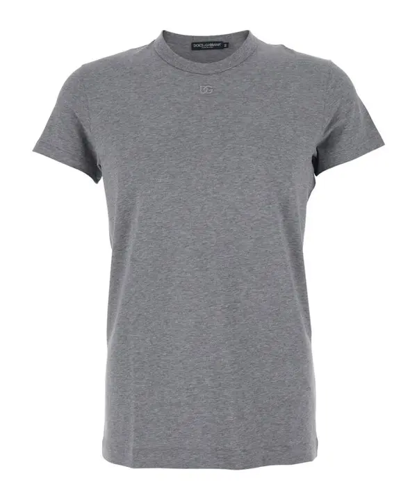 Dolce & Gabbana Dolce Gabbana Logo Embroidered Crewneck T-shirt