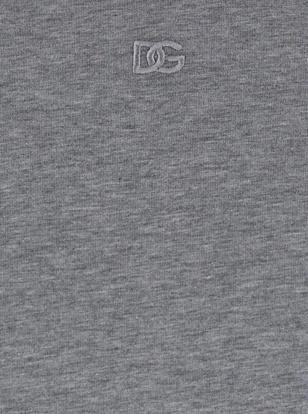 Dolce & Gabbana Dolce Gabbana Logo Embroidered Crewneck T-shirt