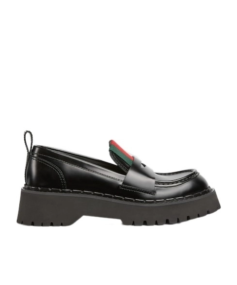Gucci Web Detailed Loafers