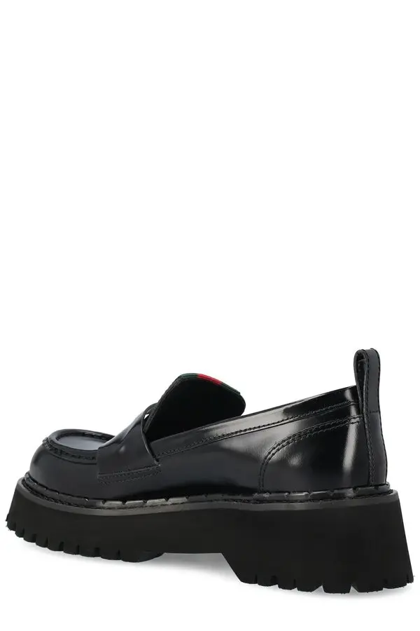 Gucci Web Detailed Loafers
