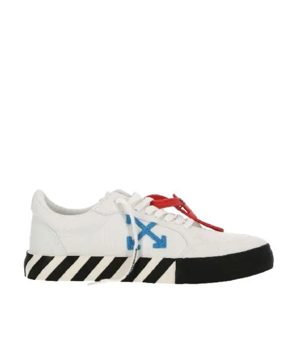 Off-White Arrows-appliqué Vulcanized Sneakers - White
