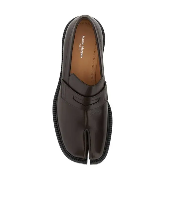 MAISON MARGIELA Split Toe Loafers With Thick Sole - Brown