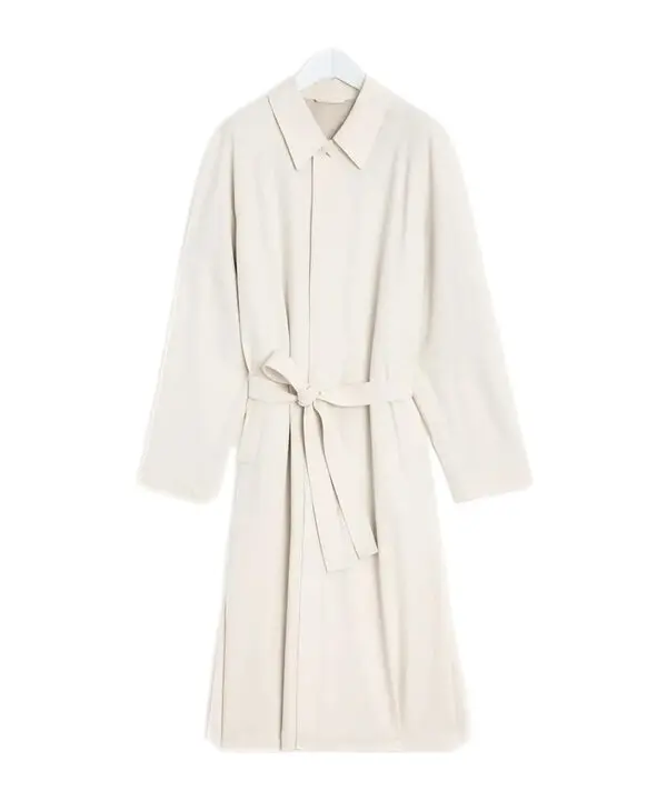 LEMAIRE Belted Coat - Light Pink