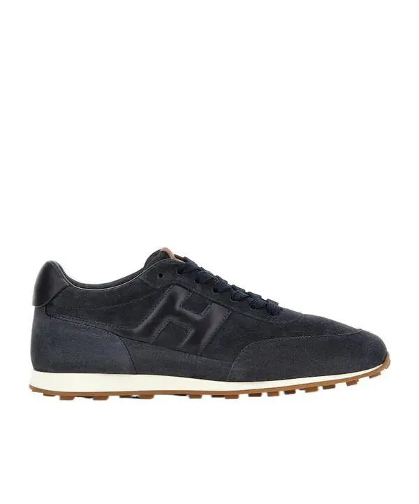 Hogan Logo Patch Lace-up Sneakers