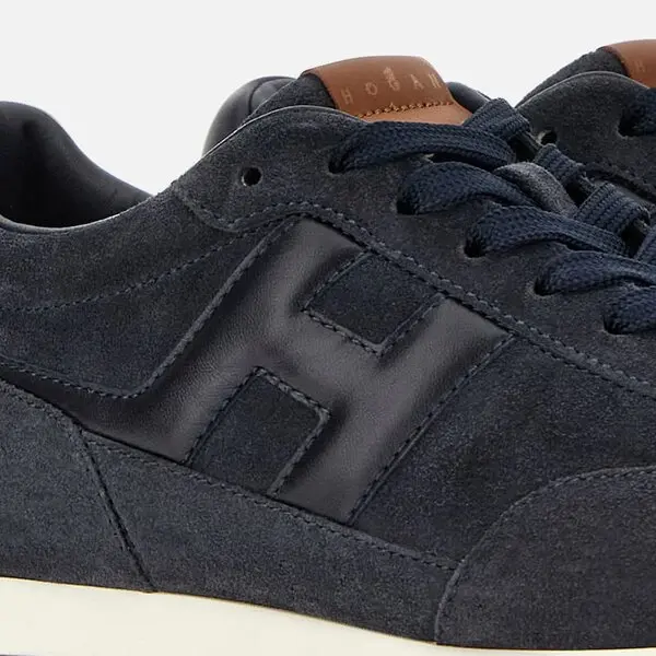 Hogan Logo Patch Lace-up Sneakers