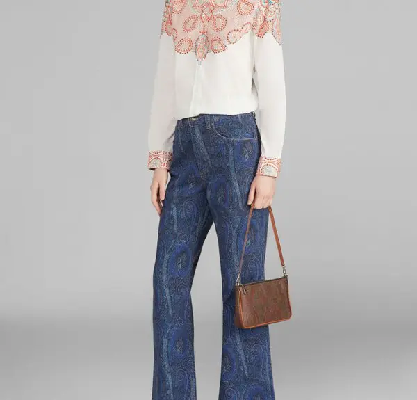 Etro Small Paisley Shoulder Bag