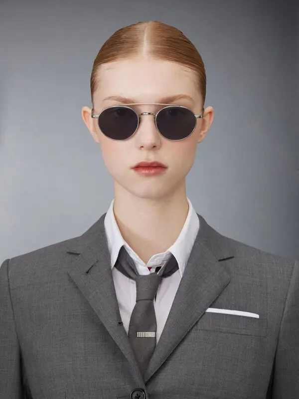 Thom Browne Round Frame Sunglasses