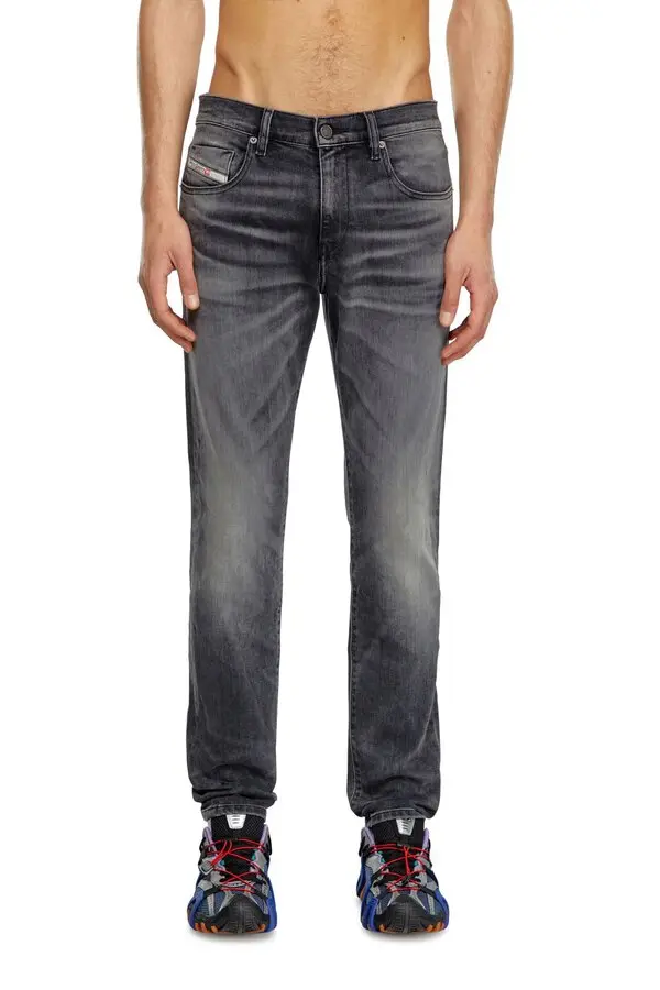 DIESEL® D-strukt Straight-leg Jeans - Black/dark Grey