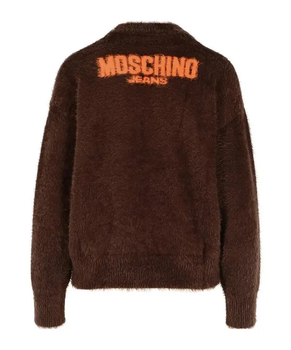 Moschino Crew Neck Logo Sweater
