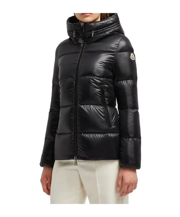 Moncler Hooded Padded Down Jacket - Black