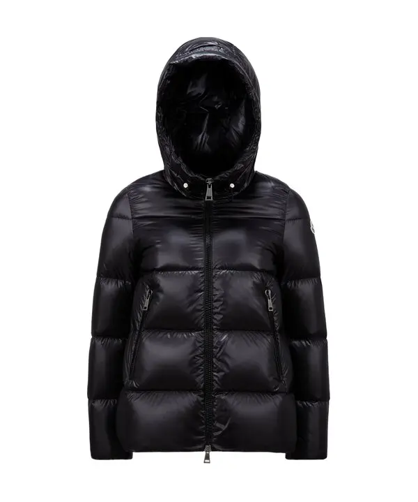 Moncler Hooded Padded Down Jacket - Black