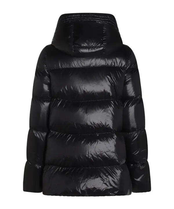 Moncler Hooded Padded Down Jacket - Black