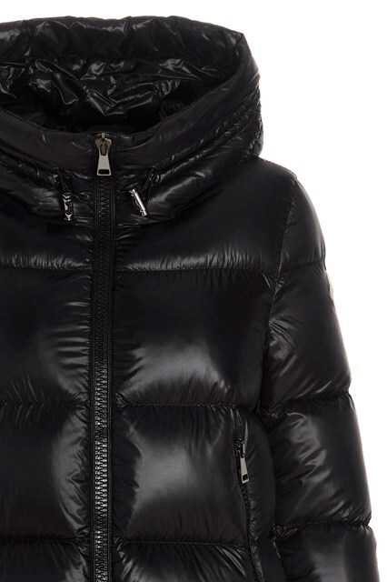 Moncler Hooded Padded Down Jacket - Black