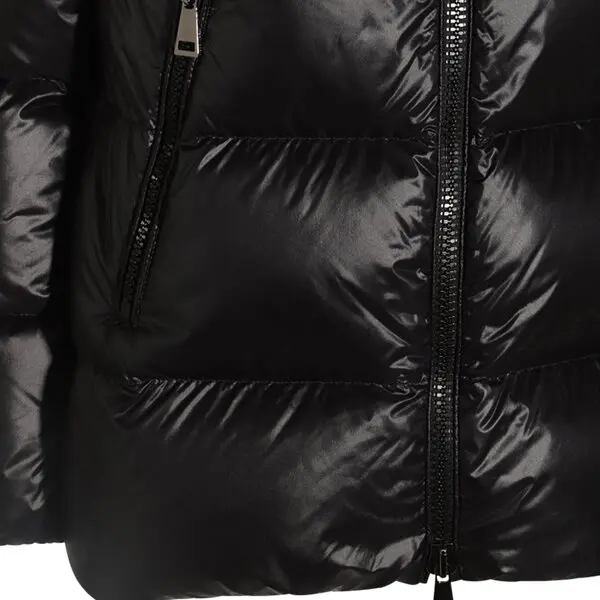 Moncler Hooded Padded Down Jacket - Black