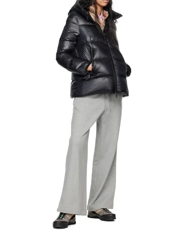 Moncler Hooded Padded Down Jacket - Black