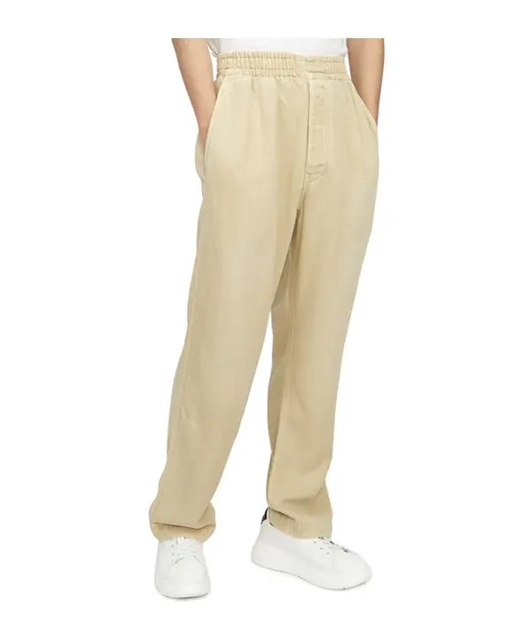 Isabel Marant Étoile High Waist Straight Leg Jeans - Nude