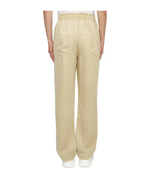 Isabel Marant Étoile High Waist Straight Leg Jeans - Nude
