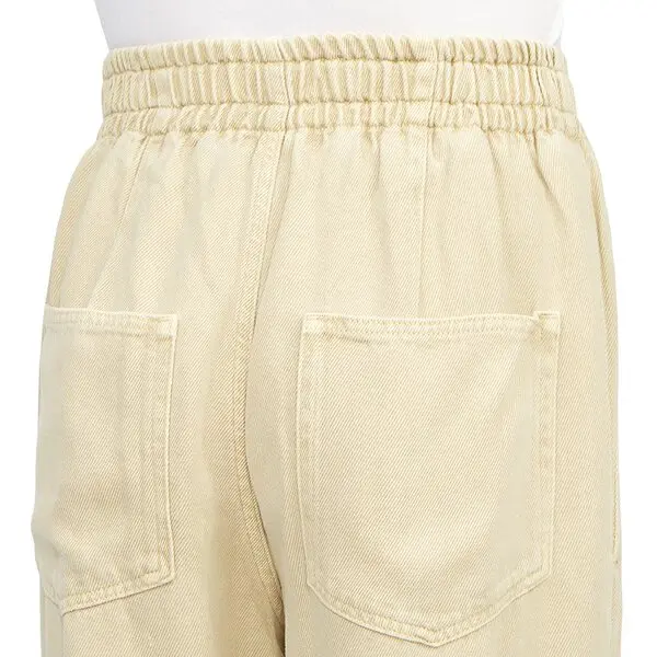 Isabel Marant Étoile High Waist Straight Leg Jeans - Nude