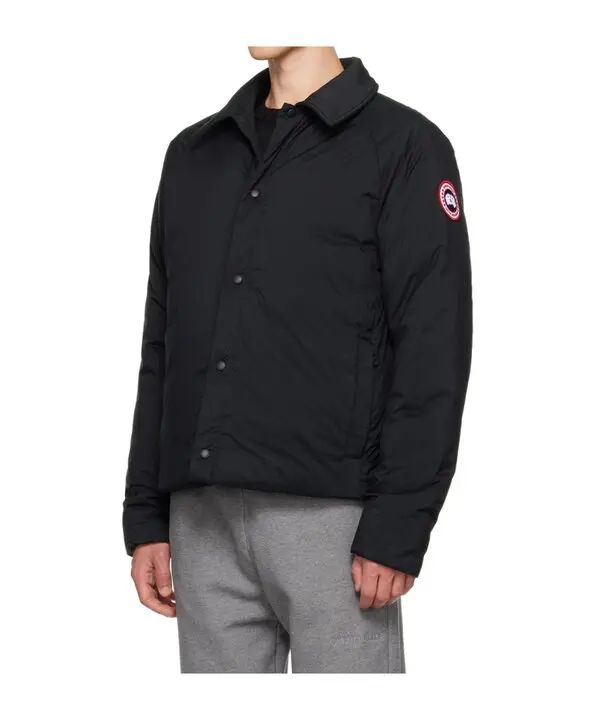 Canada Goose Long-sleeved Down Jacket With Snap Closure